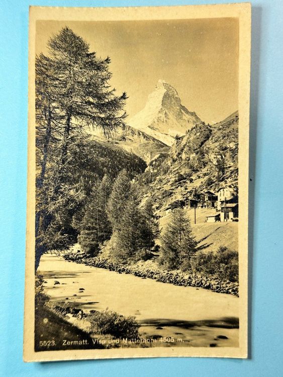 Zermatt. Vispa und Matterhorn (Gebraucht) in Steg VS für CHF 6.5 – mit ...