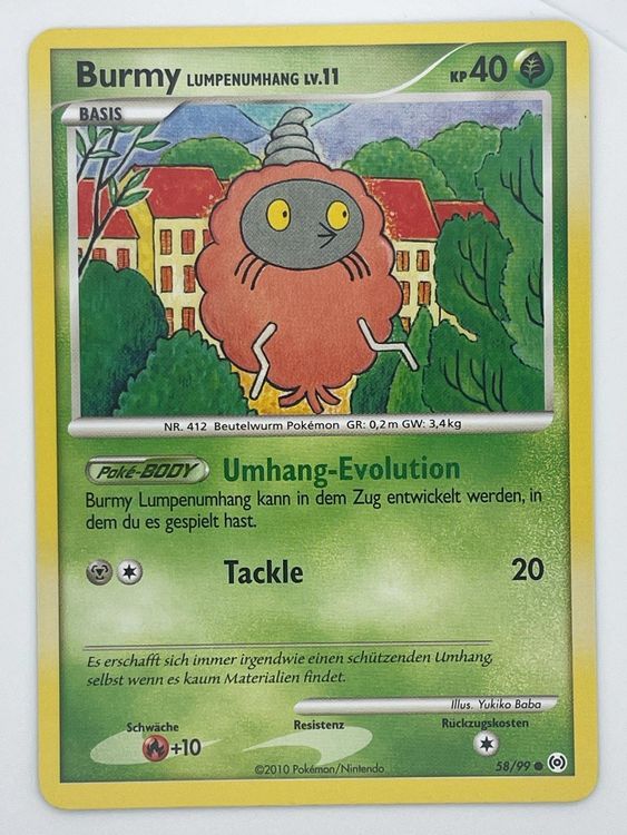 Burmy 58/99 Pokémon Platin - Arceus (Neu (gemäss Beschreibung)) in für ...