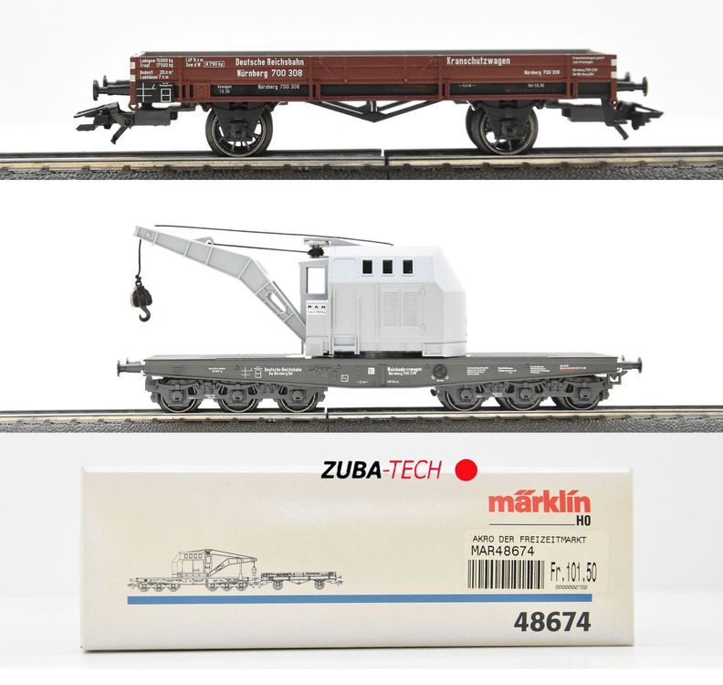 Märklin 48674 Kranwagen-Set DR H0 WS OVP (Gebraucht) in St. Gallen für ...