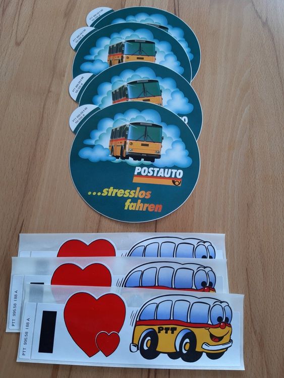 PTT Postauto Aufkleber / Sticker LOT.02 | Kaufen auf Ricardo