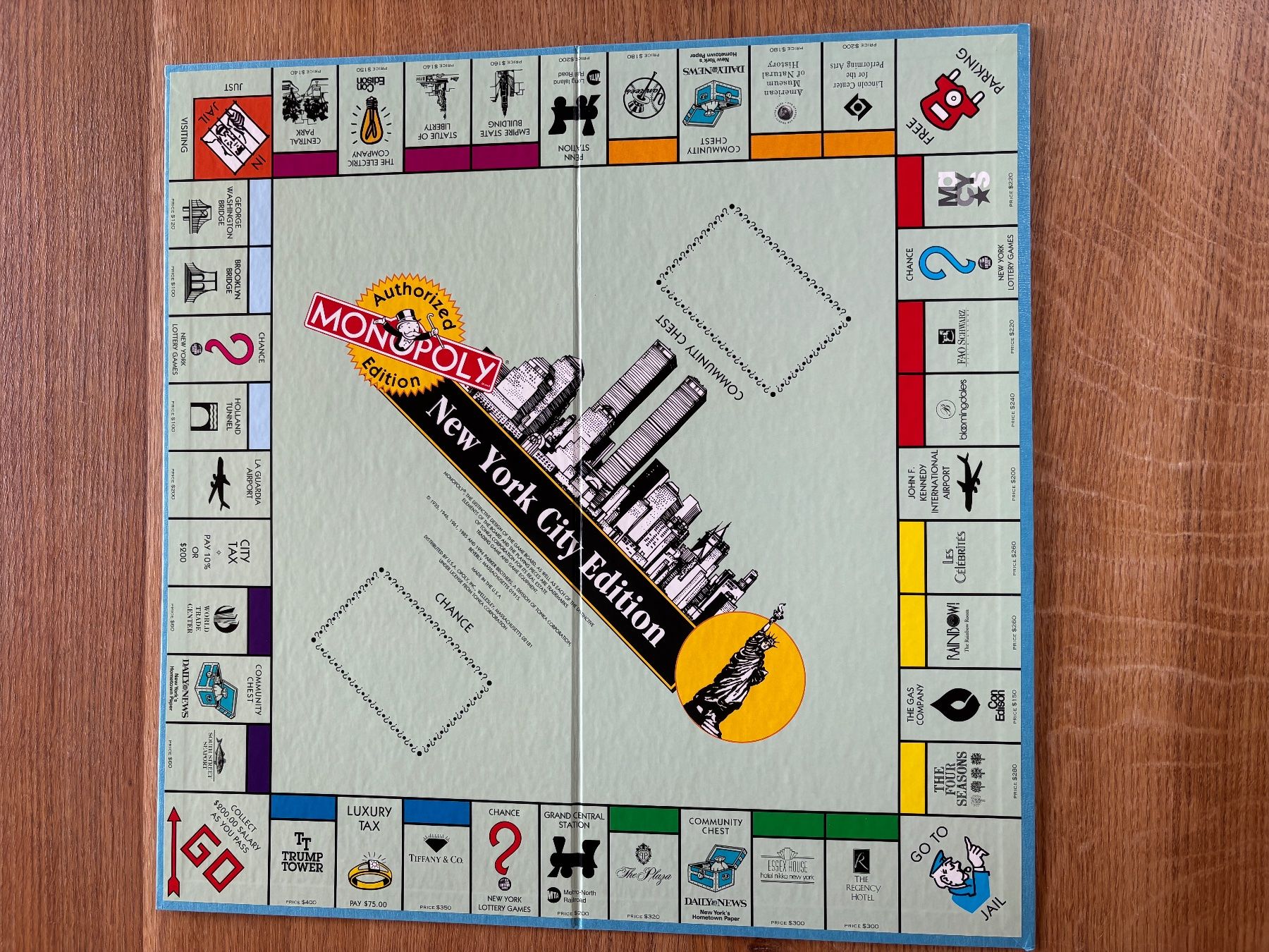 Monopoly New York City Edition 1994 vintage Trump Tower *NEU (Neu ...