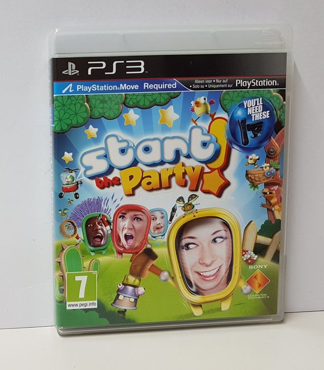 Sony PS3 Start the Party Move über 20 verrückte Minispiele (Gebraucht ...