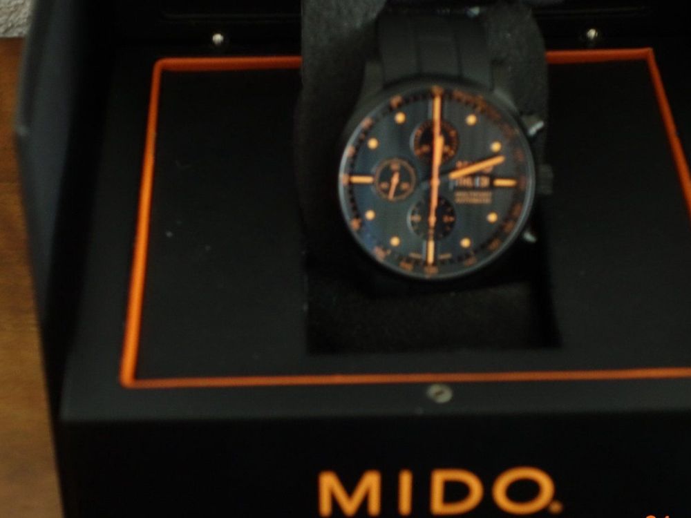 Montre Chrono Mido Multifort Auto/ Swiss-made /Noir PVD | Acheter sur ...