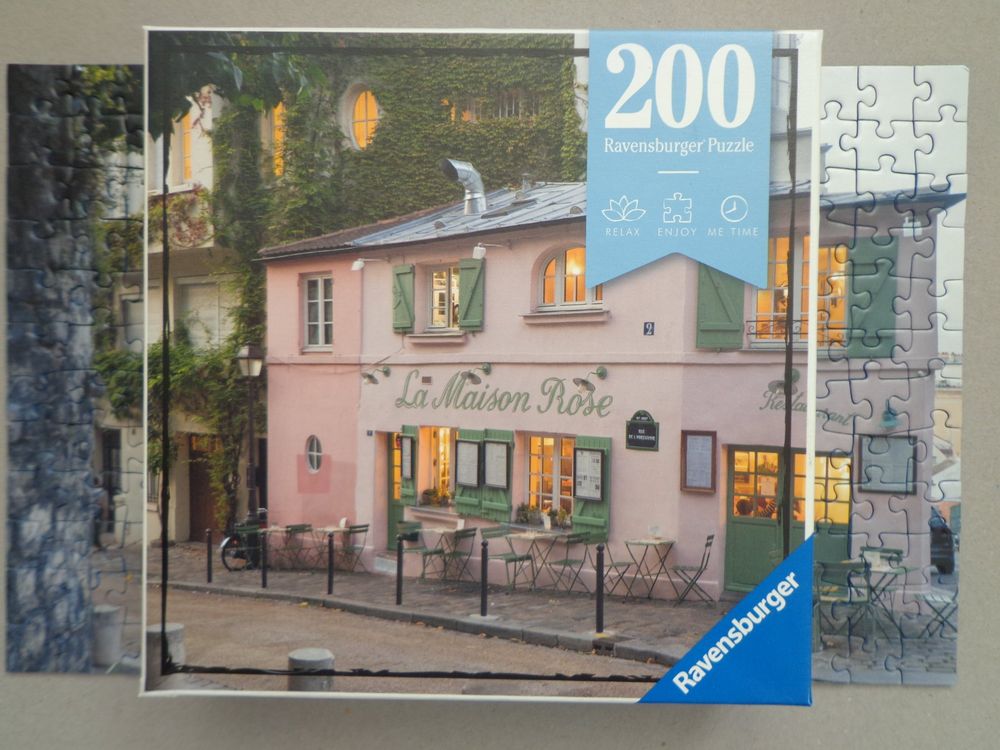 Puzzle 200 Teile Ravensburger PARIS, LA MAISON ROSE | Kaufen auf Ricardo