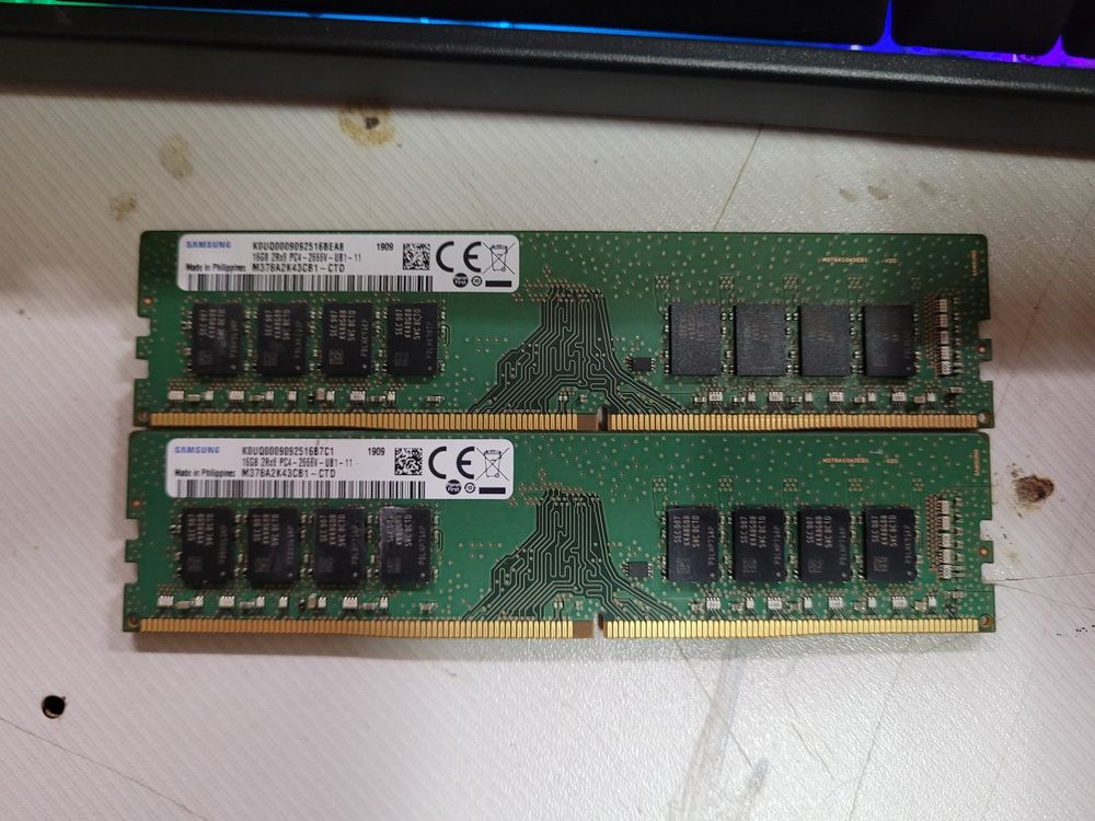 Samsung 32GB (2x16) DDR4 Ram 2666MHZ (Gebraucht) in Unterengstringen ...