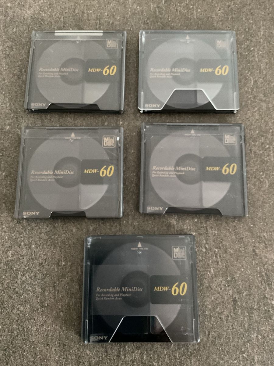 Sony MiniDisc MDW-60, 5 Stück, Top Zustand! (Gebraucht) in Jegenstorf ...