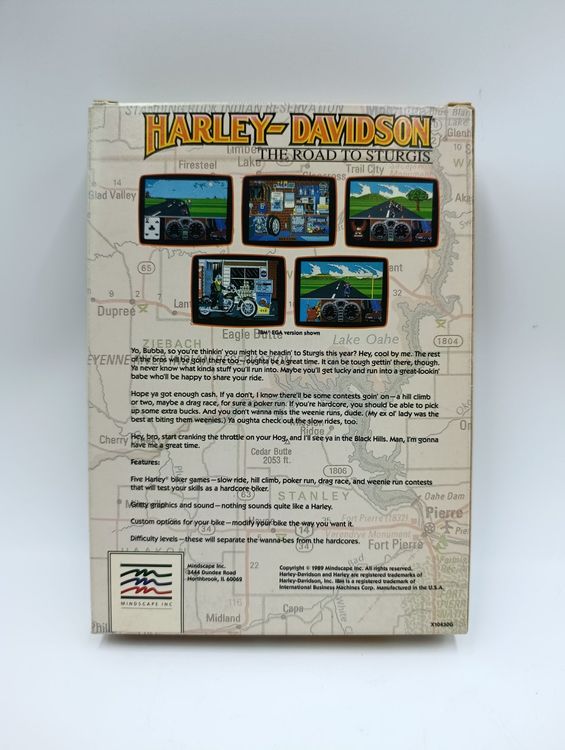 Harley Davidson The Road To Sturgies IBM Tandy PC Big Box (Gebraucht ...