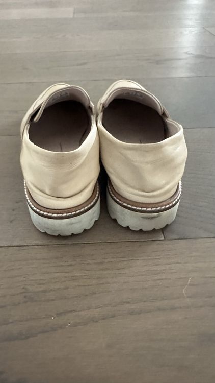 Ecco Lederschuhe Gr. 386, Beige, Top Zustand, Herbst 🍂🍁 (Gebraucht) in Männedorf für CHF 20 ...