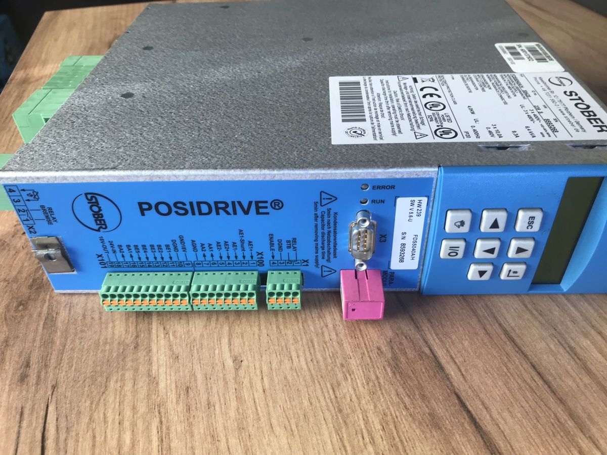 Frequenzumformer FU Stöber Servoumrichter 4kW SDS5040 9.3 Am (Gebraucht ...