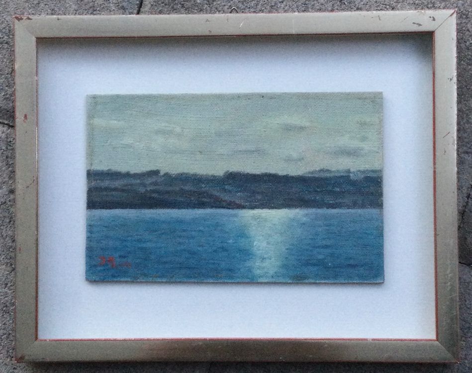 Seenlandschaft Gemälde Monogrammiert (Gebraucht) in Root für CHF 15 – mit Lieferung auf Ricardo ...