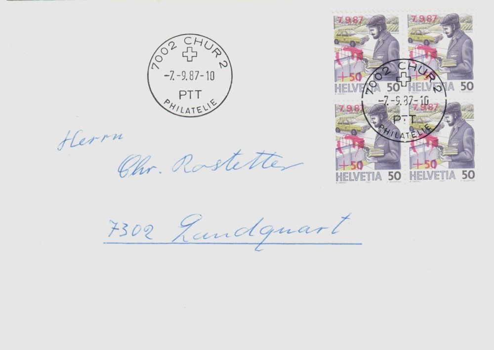 FDC Briefe: Unwetter in der Schweiz 1987 | Kaufen auf Ricardo