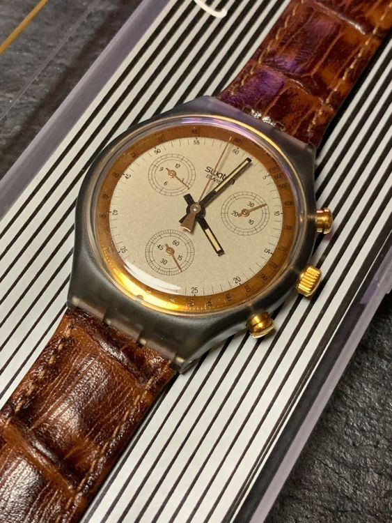 SWATCH CHRONO GOLDFINGER - SCM100 - NEU (Neu und originalverpackt) in Schaffhausen für CHF 79 ...