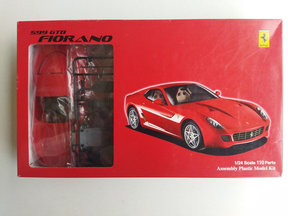 Ferrari ,599 GTB Fiorano Bausatz von Fujimi 1/24, Fabrikneu (Neu und ...