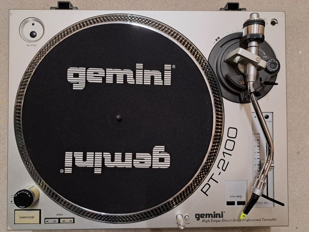 GEMINI PT 2100 Turntable mit ORTOFON Concorde Night Club (Gebraucht) in ...