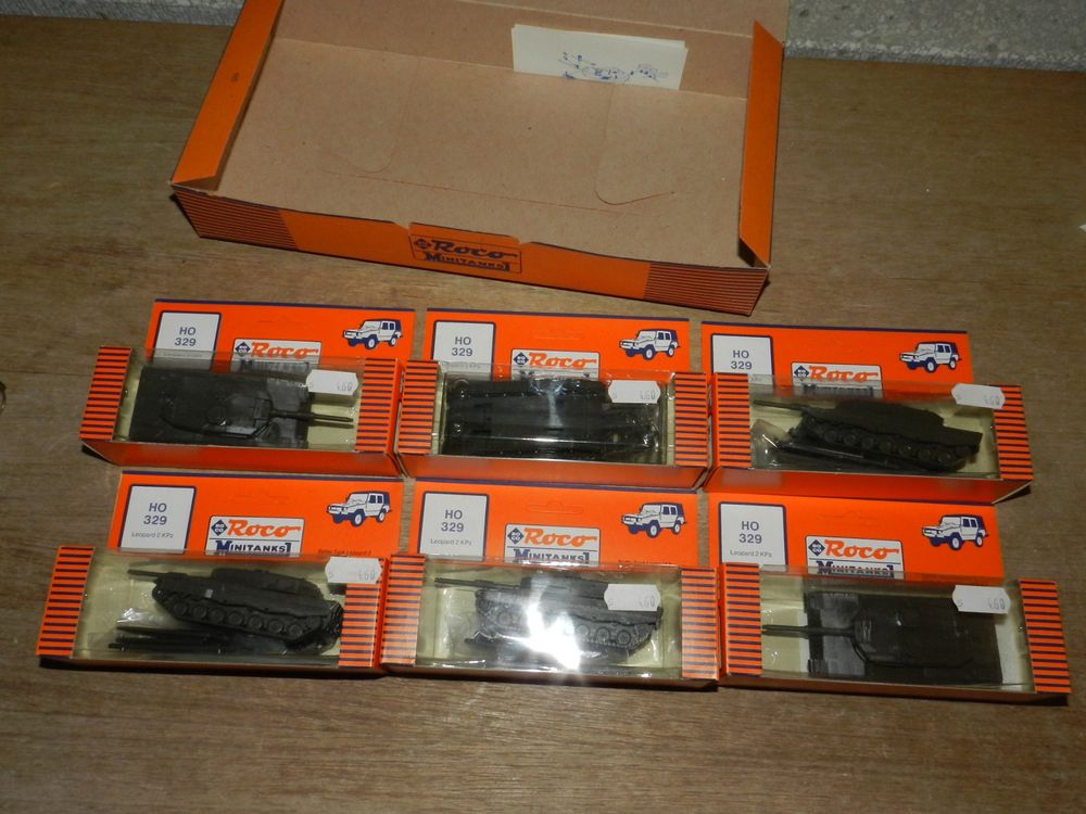 Roco Minitanks H0 6 Panzer Leopard 2 | Kaufen auf Ricardo