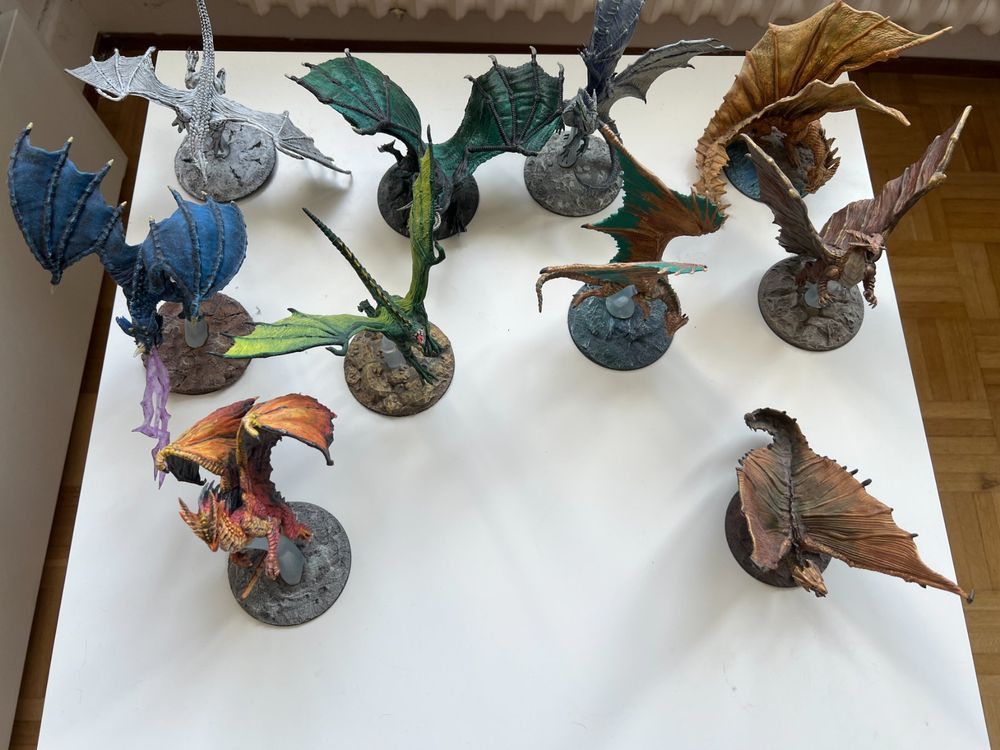 Handbemalt Dungeons & Dragons Drachen Minis von Wizkids (Neu (gemäss ...