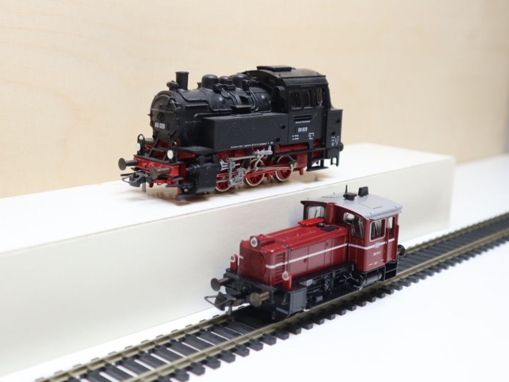 ROCO 2 x DB Dampf- und Diesellok BR 80 und 333 - H0 DC | Kaufen auf Ricardo