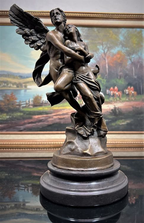 BRONZE SKULPTUR MYTHOLOGIE AMOR & PSYCHE (Gebraucht) in Vettweiß für ...