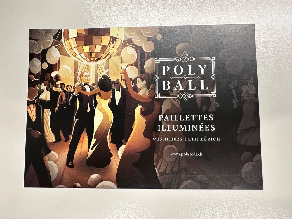 1x Polyball Ticket 2023 (ohne Legi) (Neu (gemäss Beschreibung)) in Zürich für CHF 85 – nur ...