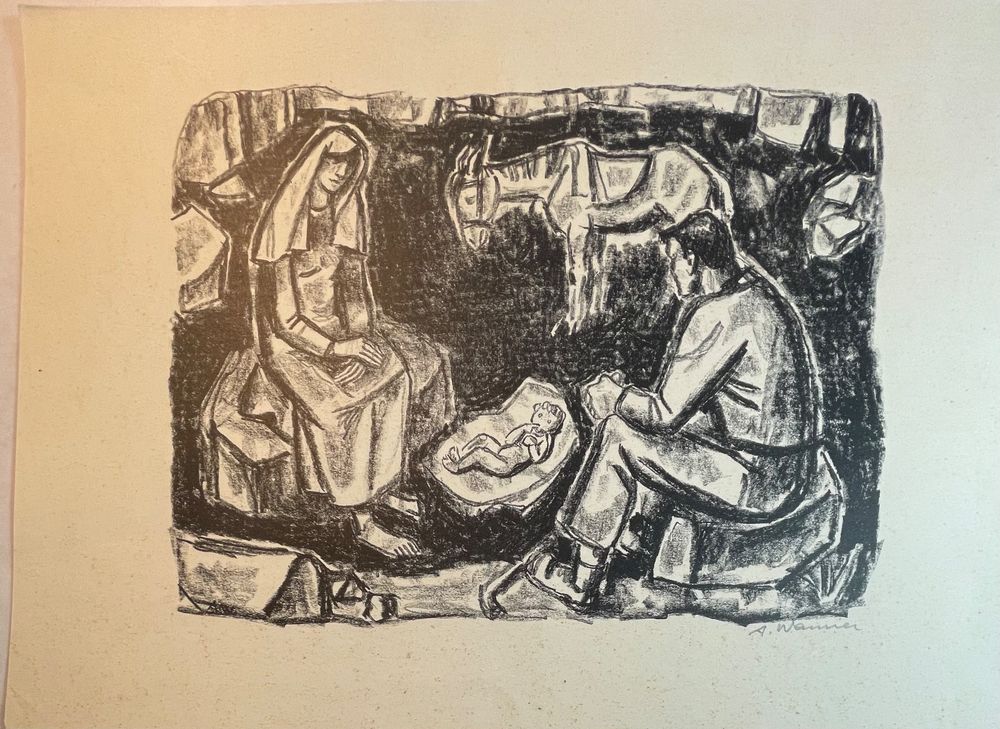 August Wanner ( 1886-1970) Original Handzeichnung Signiert (Gebraucht) in Baar für CHF 10 – mit ...