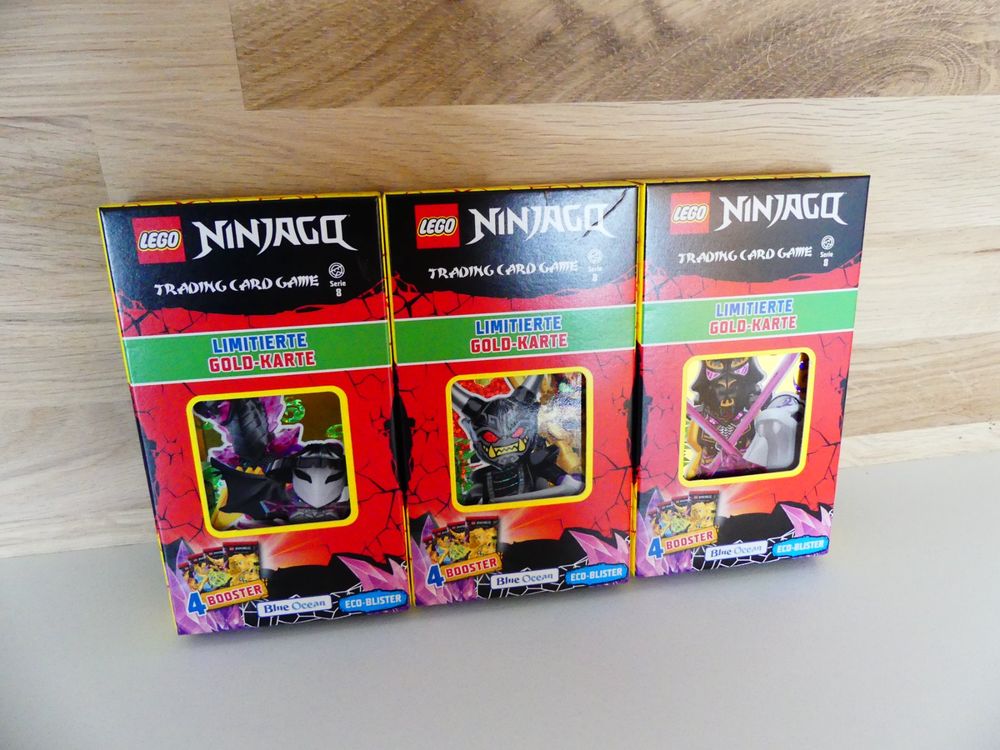 Ninjago Trading Card Game Booster - 3 Boxen Set - Neu (Neu und ...
