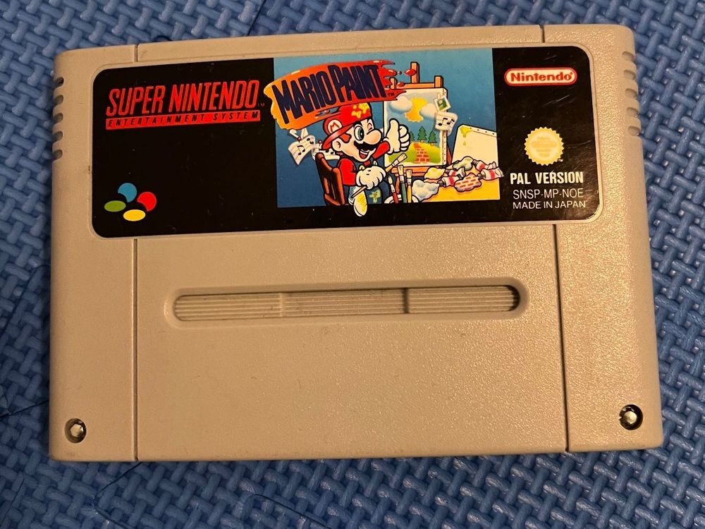 Mario Paint inkl. Nintendo Super Nes Mouse Super Nintendo (Gebraucht ...
