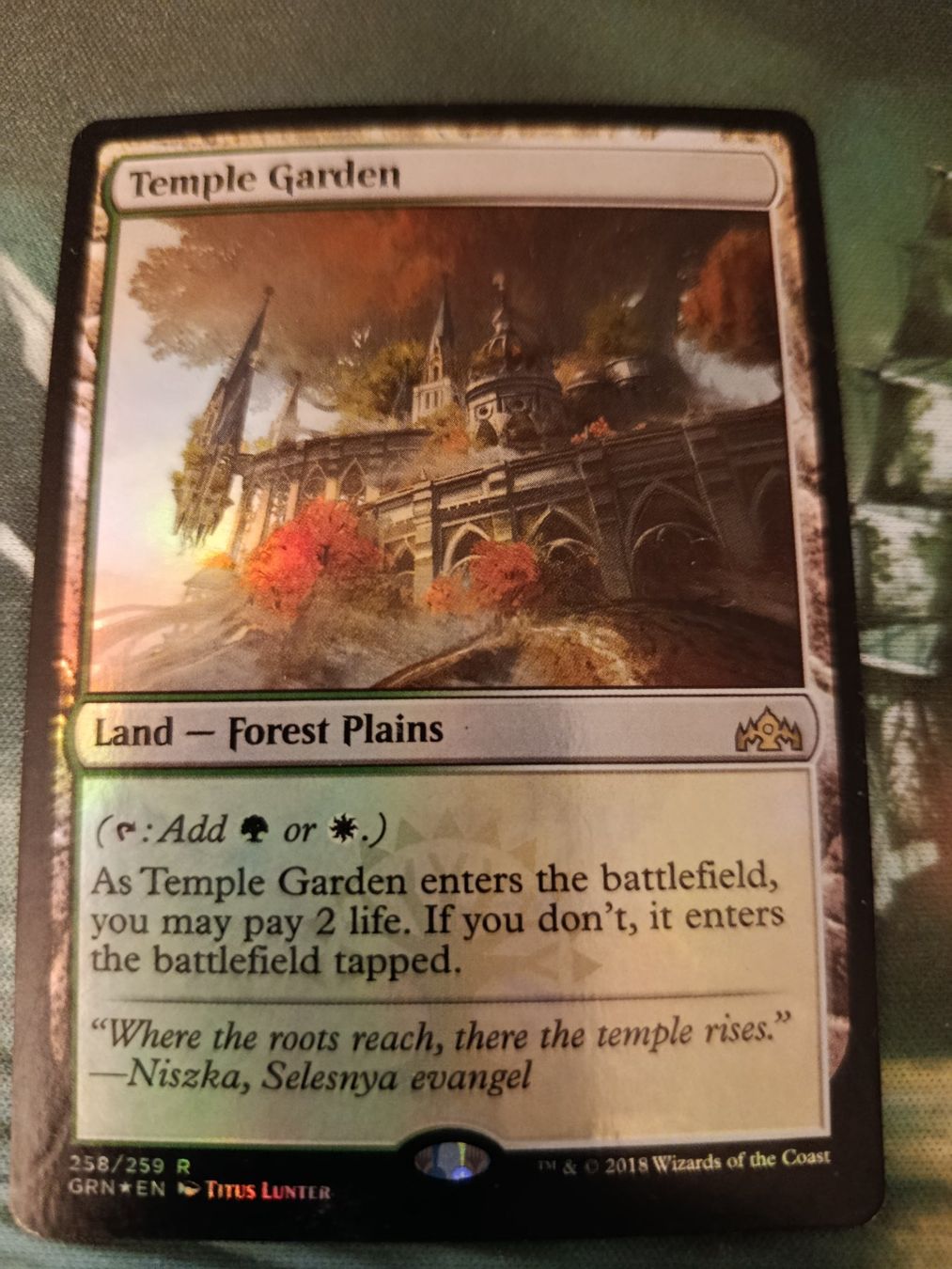 Temple Garden - Foil - Magic the gathering (Neu (gemäss Beschreibung ...