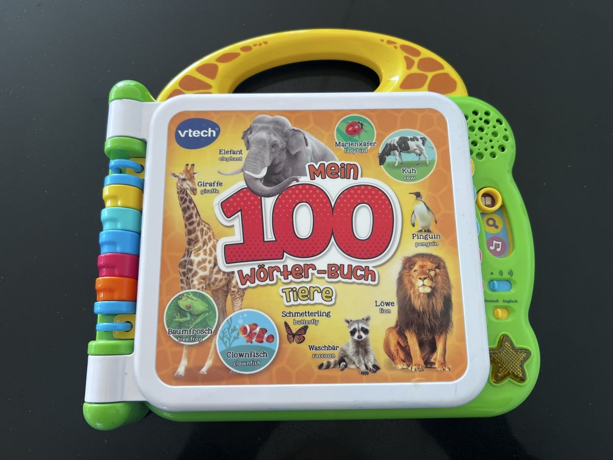 Vtech Mein 100 Wörter-Buch Tiere | Deutsch & English (Gebraucht) in ...