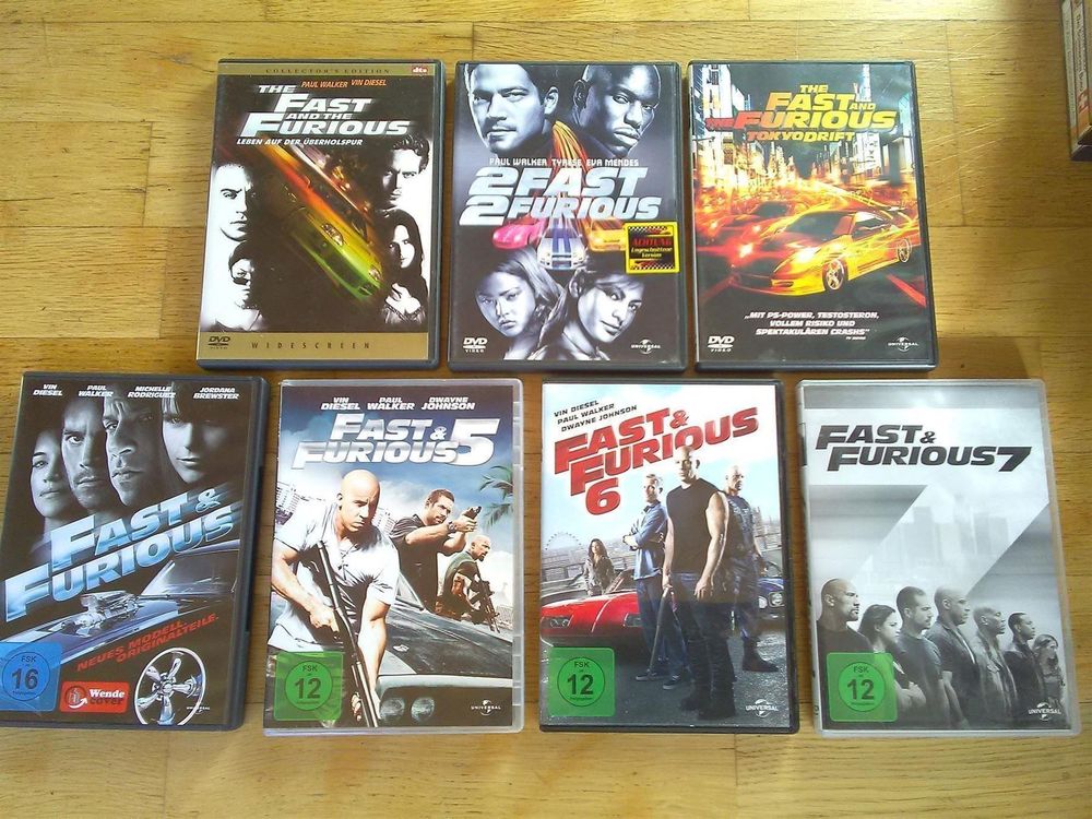 Fast Amp Furious 1 7 Movie Collection Unboxing Youtube