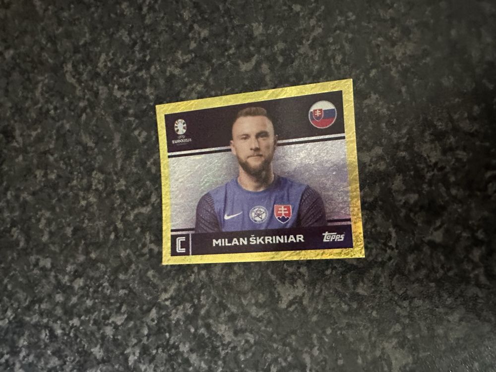 Topps Euro 2024 Svk 2 Gold Milan Skriniar (Neu und originalverpackt) in ...
