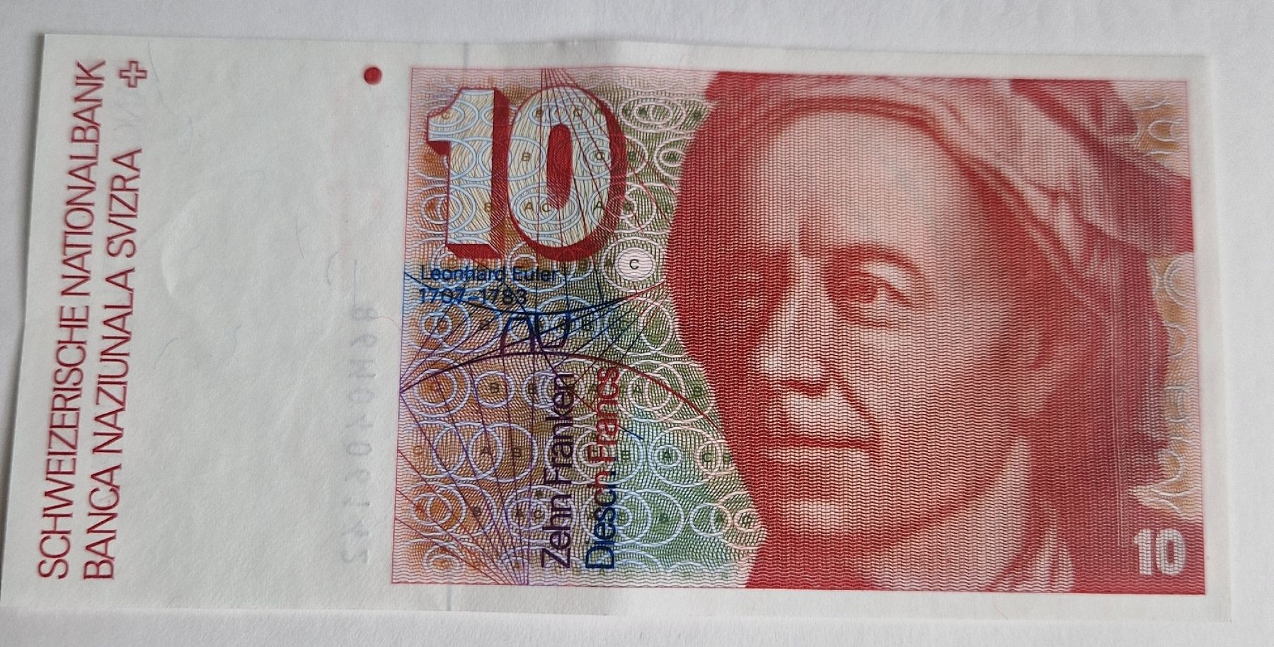 Banknote CH 10 Franken 🇨🇭💸 (Gebraucht) in Stans für CHF 10 – mit Lieferung auf Ricardo kaufen