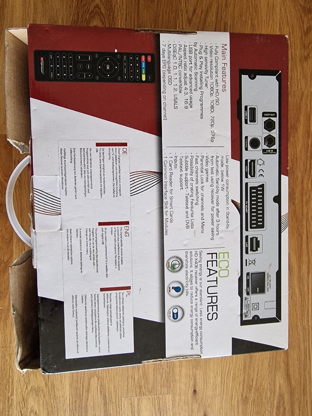 Decoder satellitare HD Opticum X406p + tessera Tivusat (Usato) a ...