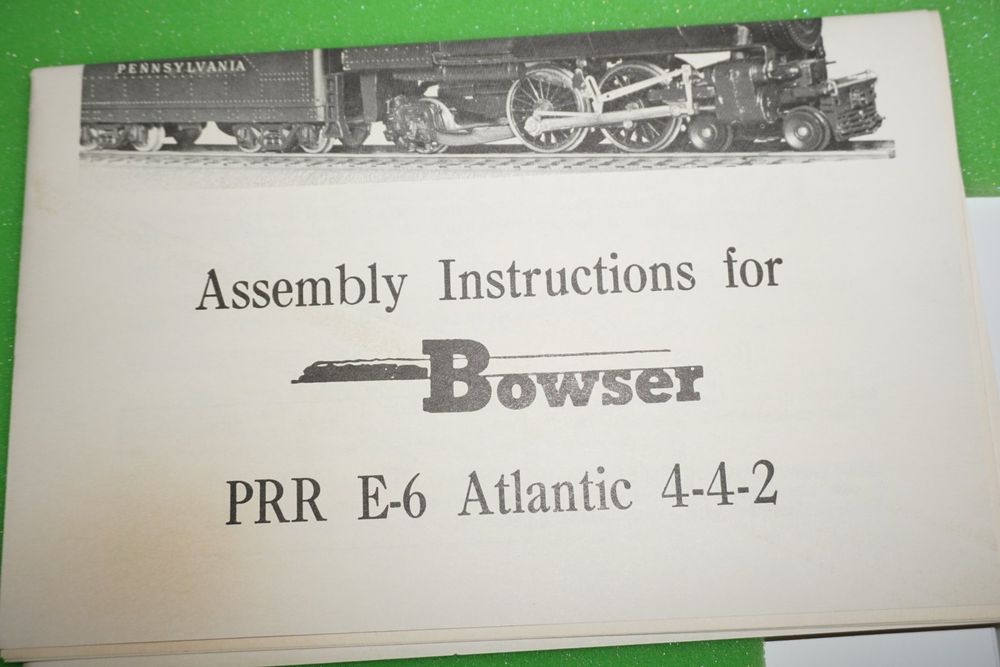 Bowser - Bausatz PRR E-6 Atlantic 4-4-2 Dampflok H0/DC | Kaufen auf Ricardo