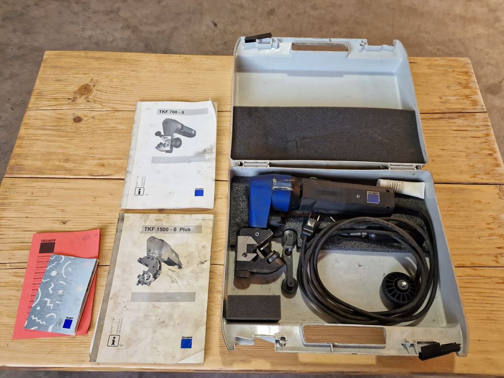 Trumpf Schweisskantenformer TKF 1500 Plus / 2 Gang (Gebraucht) in Guntershausen Berg für CHF 490 ...