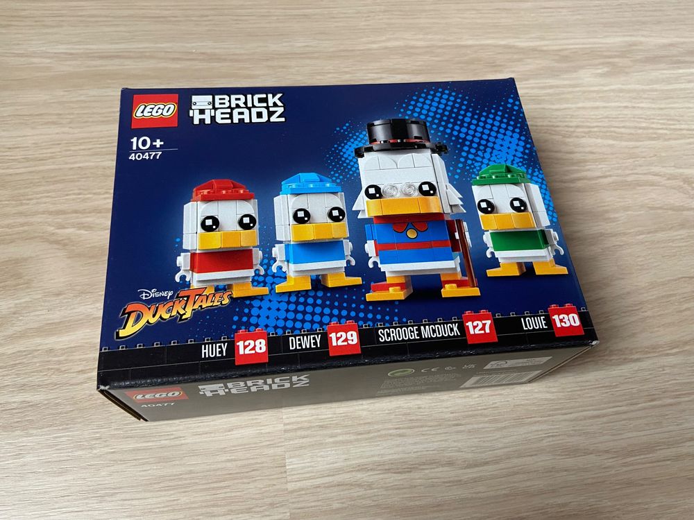 Lego Brick Headz 40477 Dagobert Duck, Tick, Trick & Track (Neu und ...
