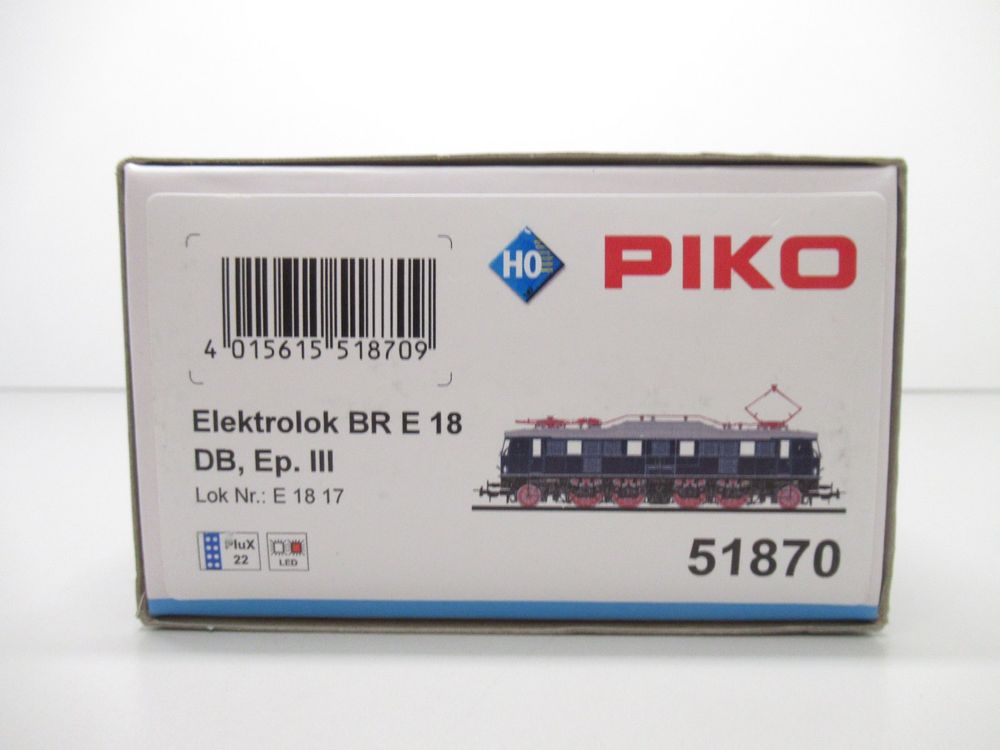 Piko 51870 E-Lok BR 18 DB AC Digital H0 (Gebraucht) in Basel für CHF ...