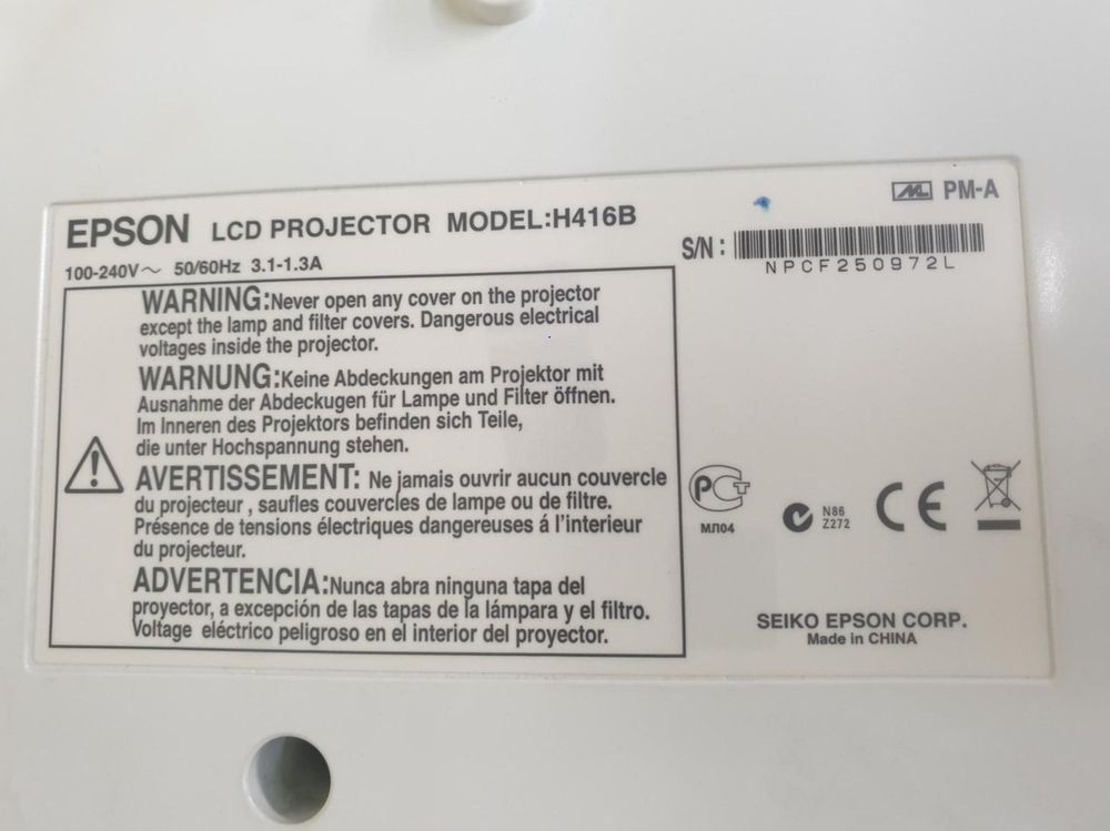 Epson LCD Projektor (Beamer) Modell H416B (Gebraucht) in Ettingen für ...