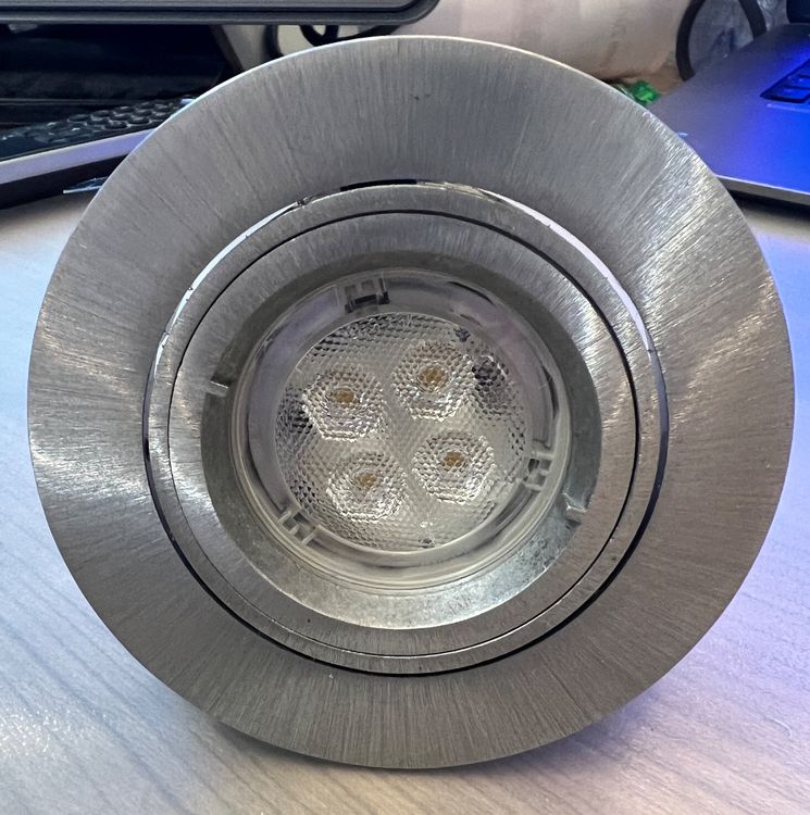 9 LED Spots Edelstahl gebürstet (Gebraucht) in Volketswil für CHF 50 ...