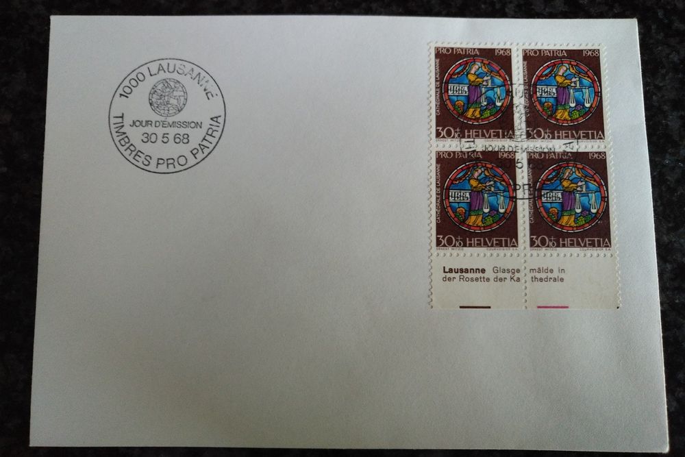 Ersttagsbrief 1968- Pro Patria | Kaufen auf Ricardo