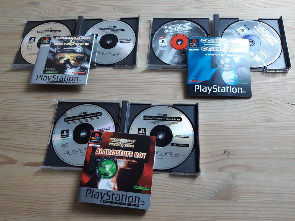 Command & Conquer PS1 Set: 1 + Alarmstufe Rot + Gegenschlag | Kaufen ...