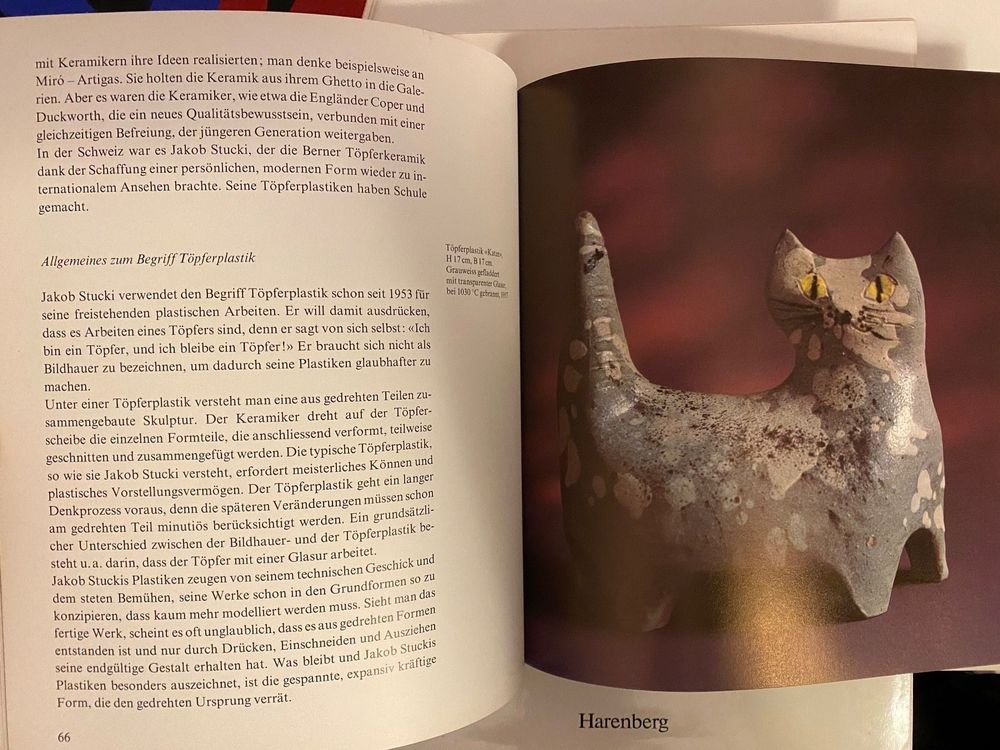 Der Töpfer Jakob Stucki, Linck, Gelzer Keramik Buch rar | Kaufen auf ...