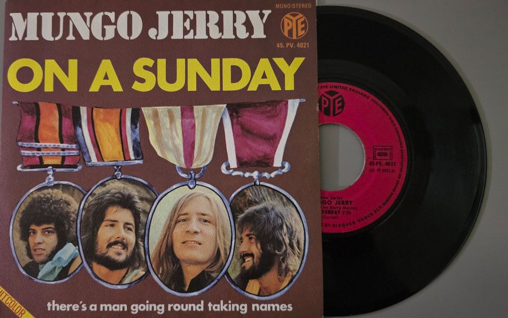 Mungo Jerry Single – On A Sunday (Gebraucht) in Root für CHF 4 – mit ...