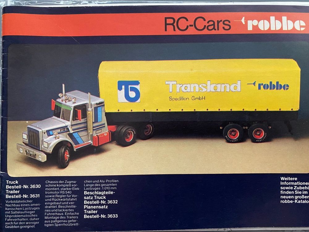 robbe RC Truck von 1980 | Kaufen auf Ricardo
