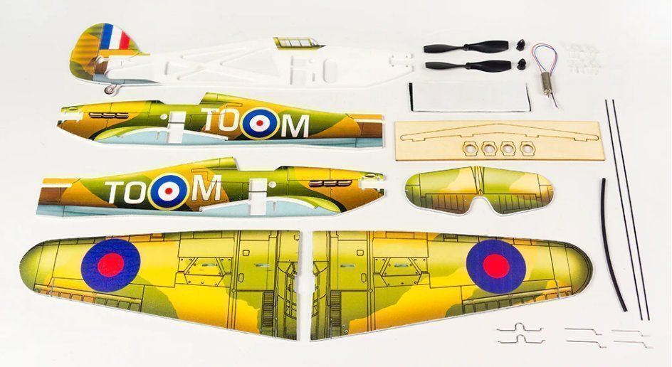 RC Spitfire Micro Modellflugzeug Kit | Kaufen auf Ricardo