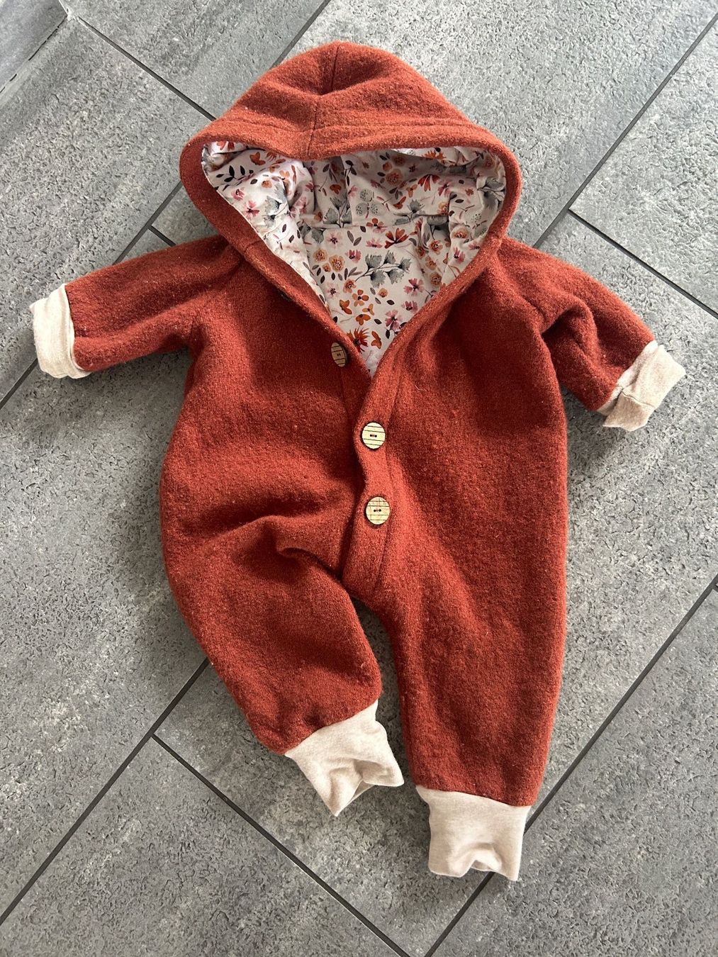 Wollwalk Overall, rostbraun, 68/74, top Zustand! (Gebraucht) in ...