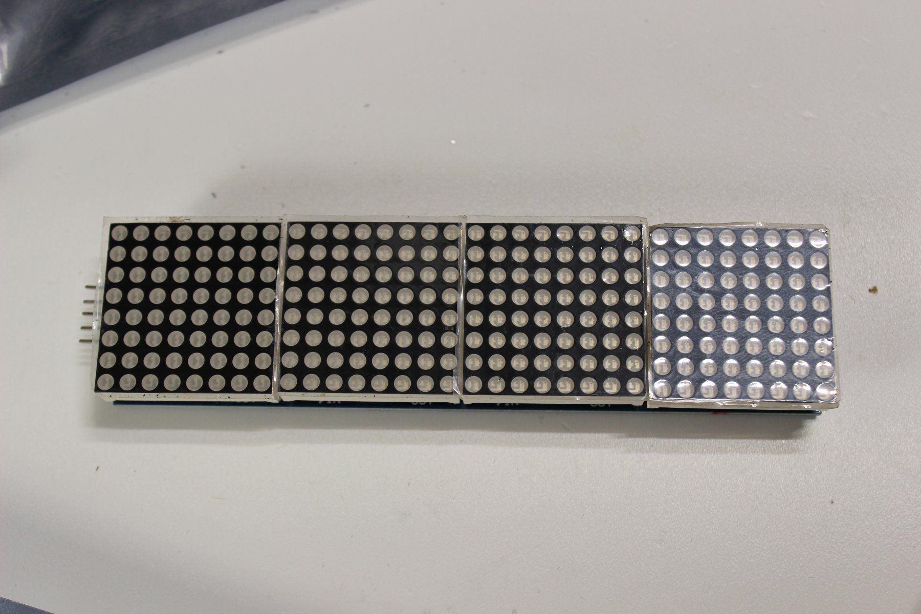 3 Stk LED - Matrix Module 8x32 mit MAX7219 Controller (Neu und ...