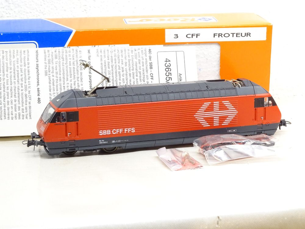 Roco 43970 Re460 001-1 Lötschberg, Rot, SBB, H0,WS/AC,OVP (Gebraucht ...