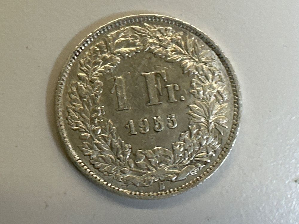 1 Fr. Silber Schweiz 1955 -vz (Gebraucht) in Herisau für CHF 19 – mit Lieferung auf Ricardo kaufen