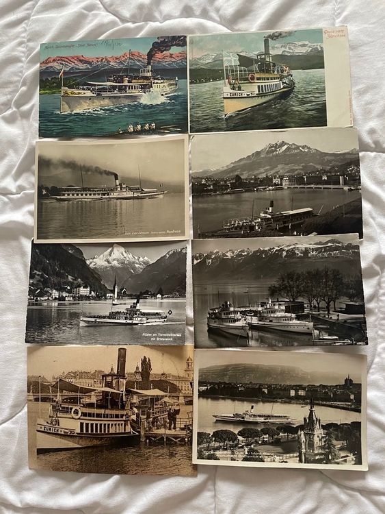 8 AK MIT DAMPF SCHIFFEN (Gebraucht) in Bernhardzell für CHF 5 – mit Lieferung auf Ricardo kaufen