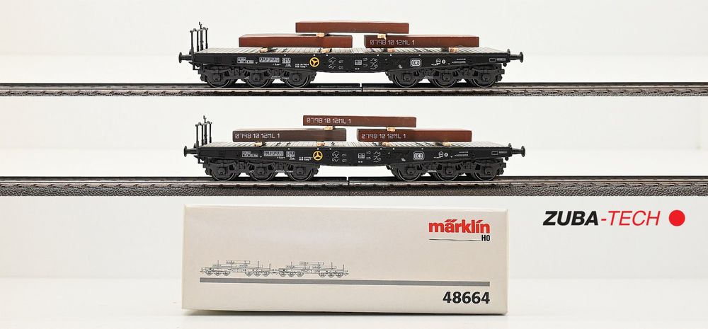 Märklin 48664 Schwerlastwagen-Set DB, H0 WS mit OVP (Neu (gemäss ...